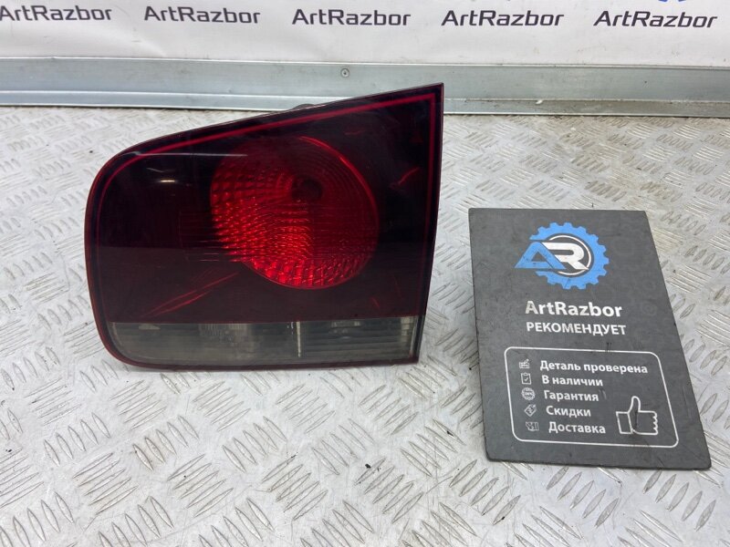 Б/У Фонарь задний правый Volkswagen Touareg GP / Фольксваген Туарег GP 2.5 BPE 174 Л.С. дизель 2009