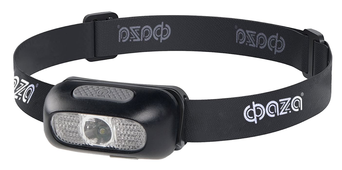 Фонарь налобный светодиодный Фаzа / Фаза AccuFH3-L3W/RED, 80Лм 12ч IP44 дальность луча 50 метров, 5044968 / на голову