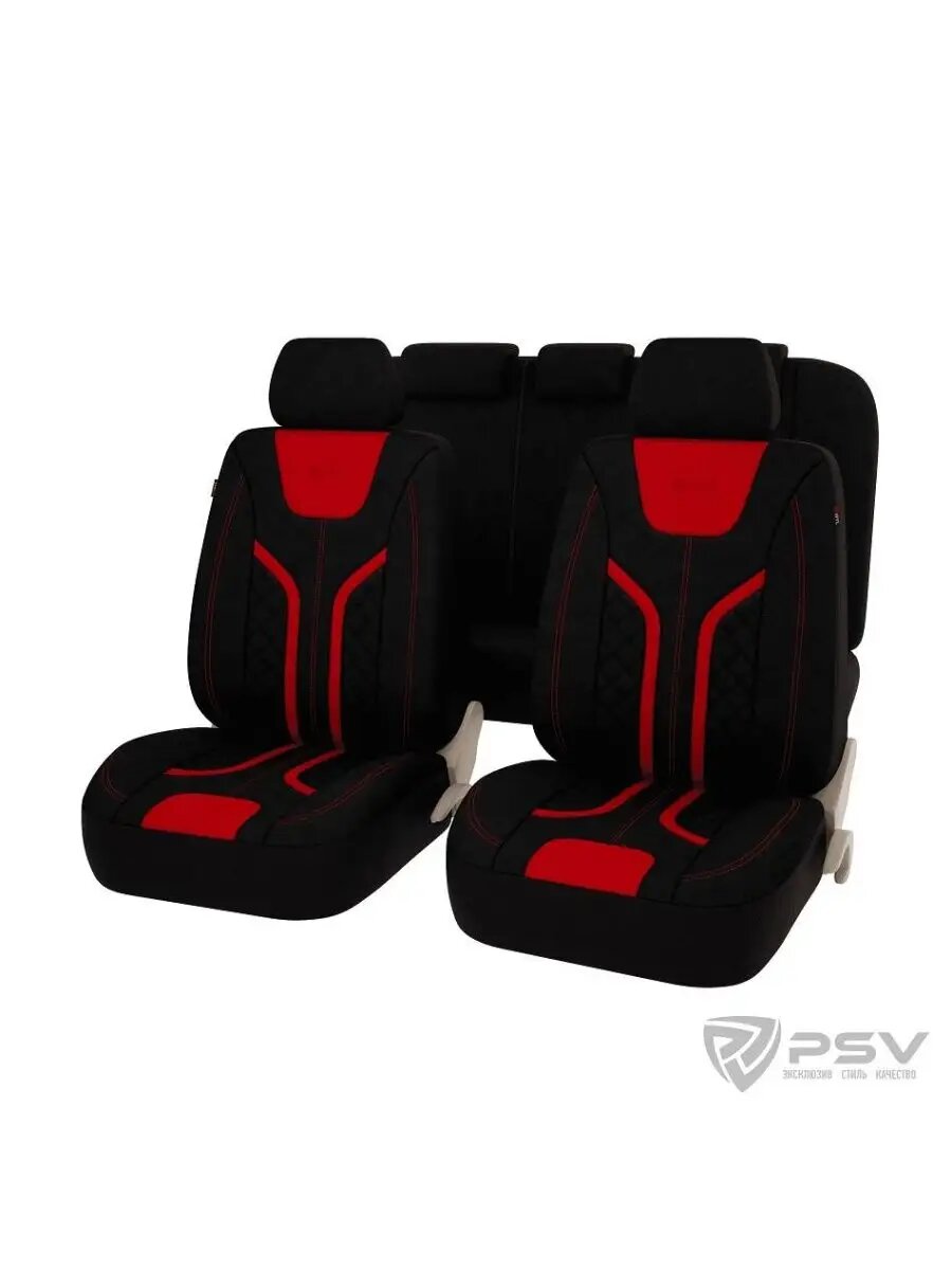 Чехлы на сиденья GTL Lord PSV, черно-красные