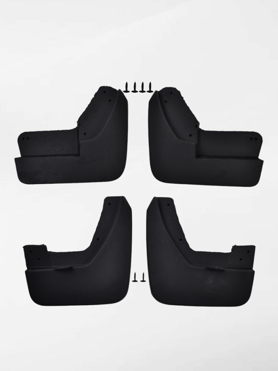 Брызговики для Лада Веста NG передние и задние комплект из 4 шт увеличенные