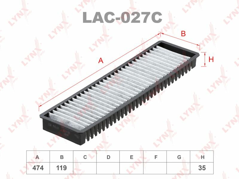 LYNXauto Фильтр салона угольный для MINI Cooper R50 / R53 01-06