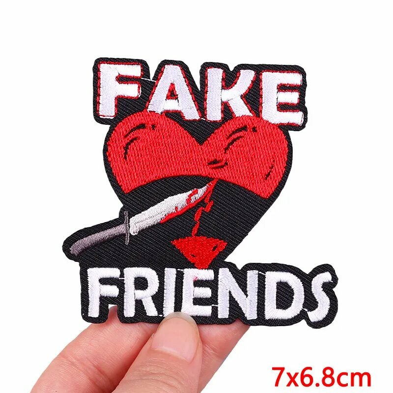 Вышитые нашивки Панк карты Таро Prajna Красный, PE9242CT