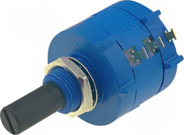 Потенциометр BOURNS 3590S-1-502L Потенциометр осевой многооборотный 5кОм 2Вт 5П 6,35мм IP40 1шт