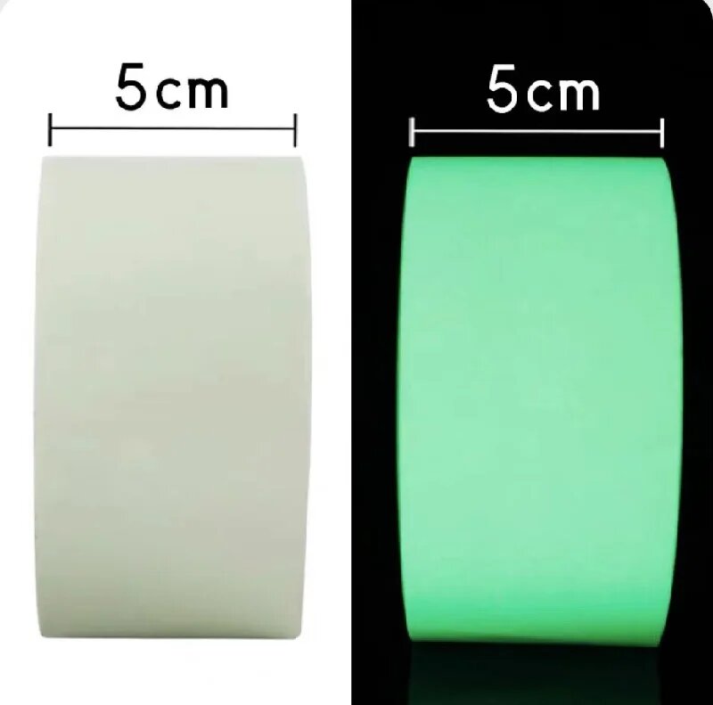 Светящаяся лента 5x50см, Green