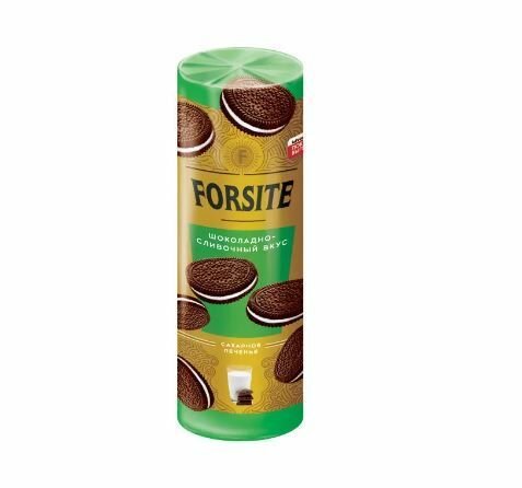 Forsite Печенье-сэндвич с шоколадно-сливочным вкусом, 220 г
