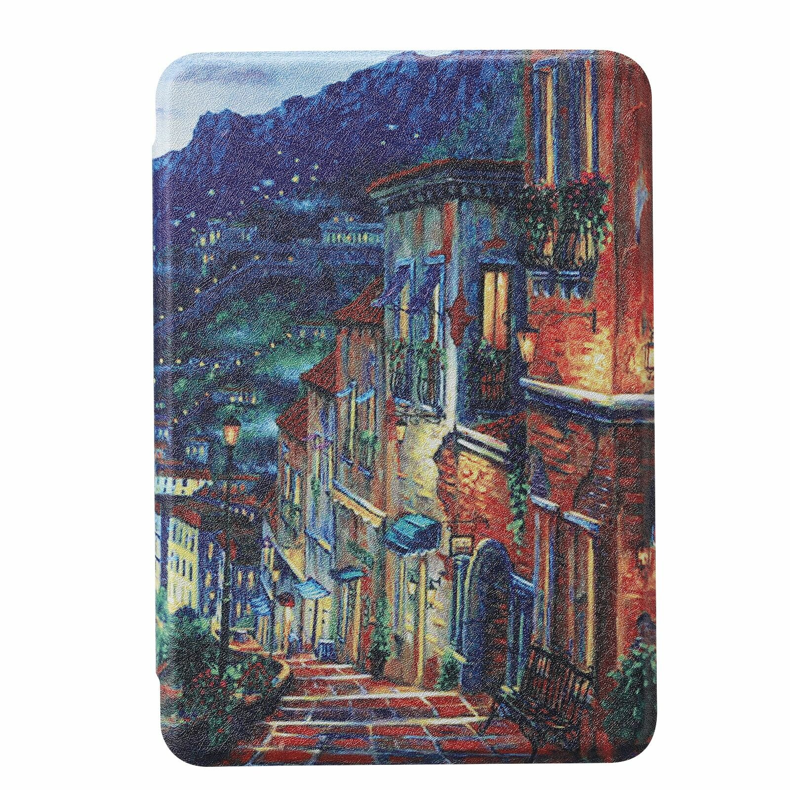 Чехол-книжка для Amazon Kindle Paperwhite 12 Gen (7", 2024) Night town