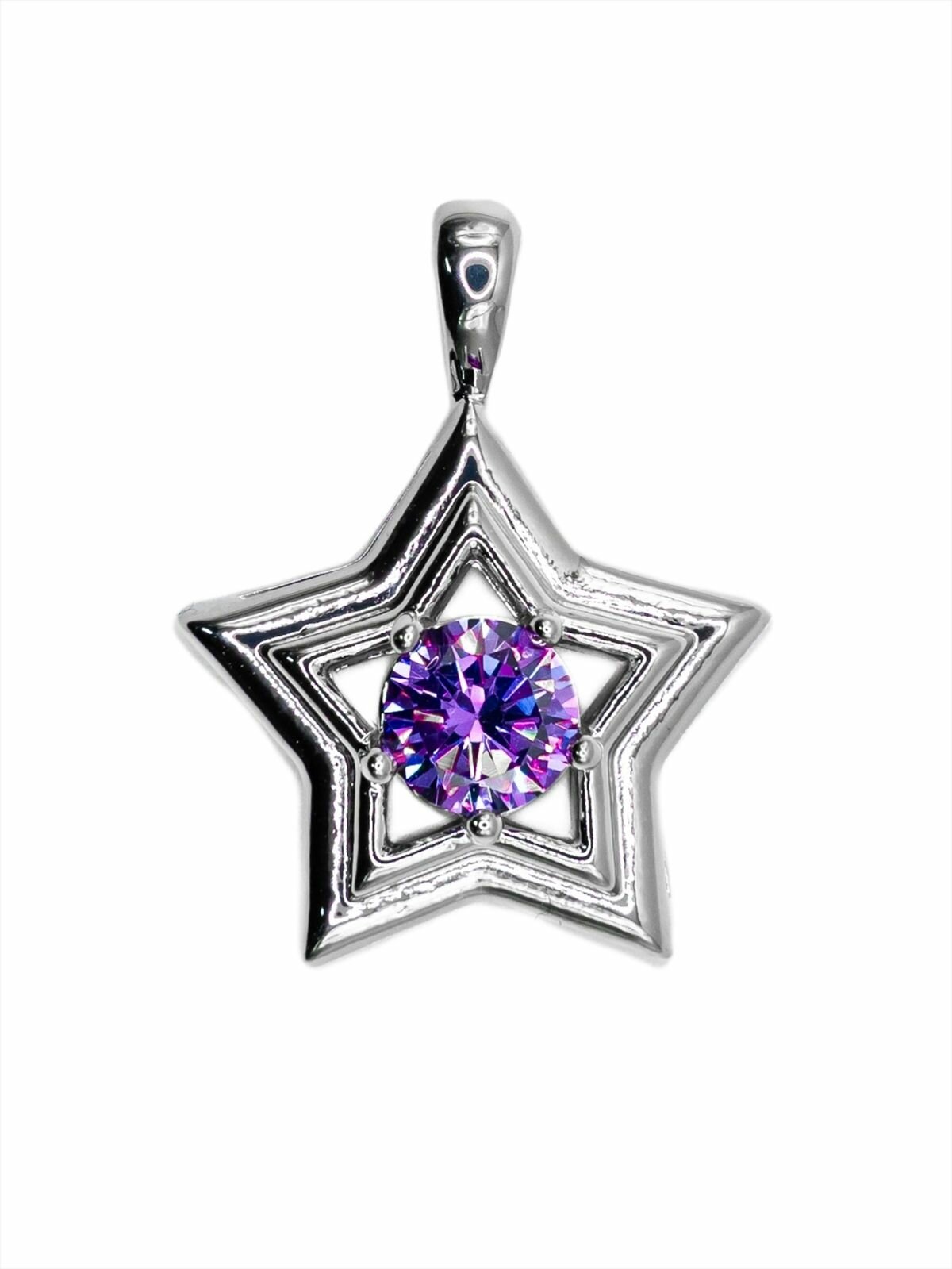 Подвеска, аметист синтетический