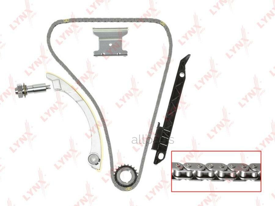 LYNXAUTO TK-0185 Комплект цепи ГРМ CHEVROLET Captiva 2.4 11> OPEL Antara 2.4 10> / Insignia A 2.0 08>