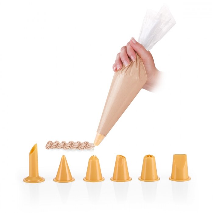 Мешочек для украшения блюд Tescoma Delicia 30cм, 10шт, 6 насадок 630470.00