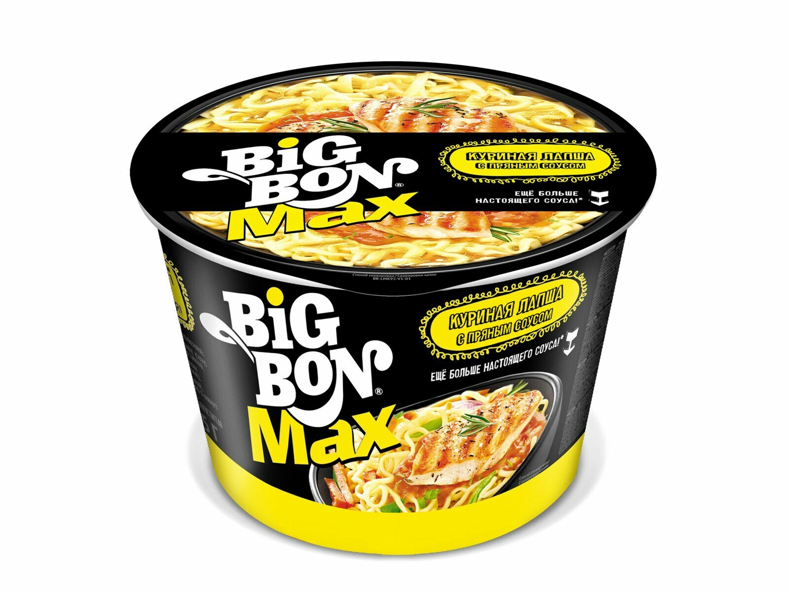 Лапша быстрого приготовления Big Bon Max Куриная, 95г