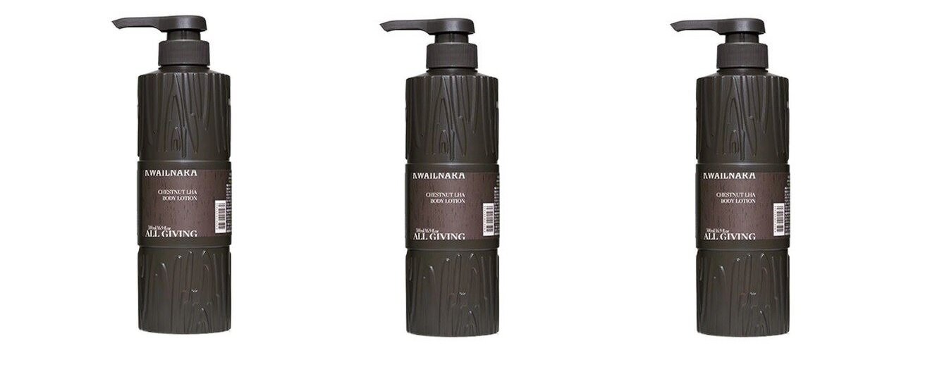 Лосьон Welcos для тела Kwailnara All Giving Chestnut LHA Body Lotion, 500мл, 3 шт