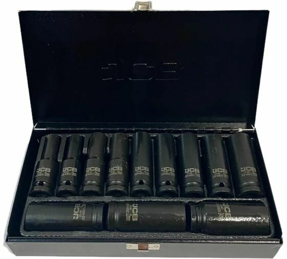 Набор головок ударных глубоких 12 предметов 1/2' 6гр. JCB