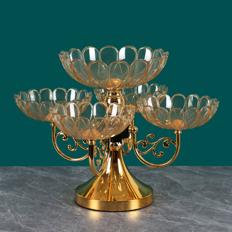 Фруктовница, диаметр 20 см, 1 шт，фруктовница，фруктовница двухъярусная，B