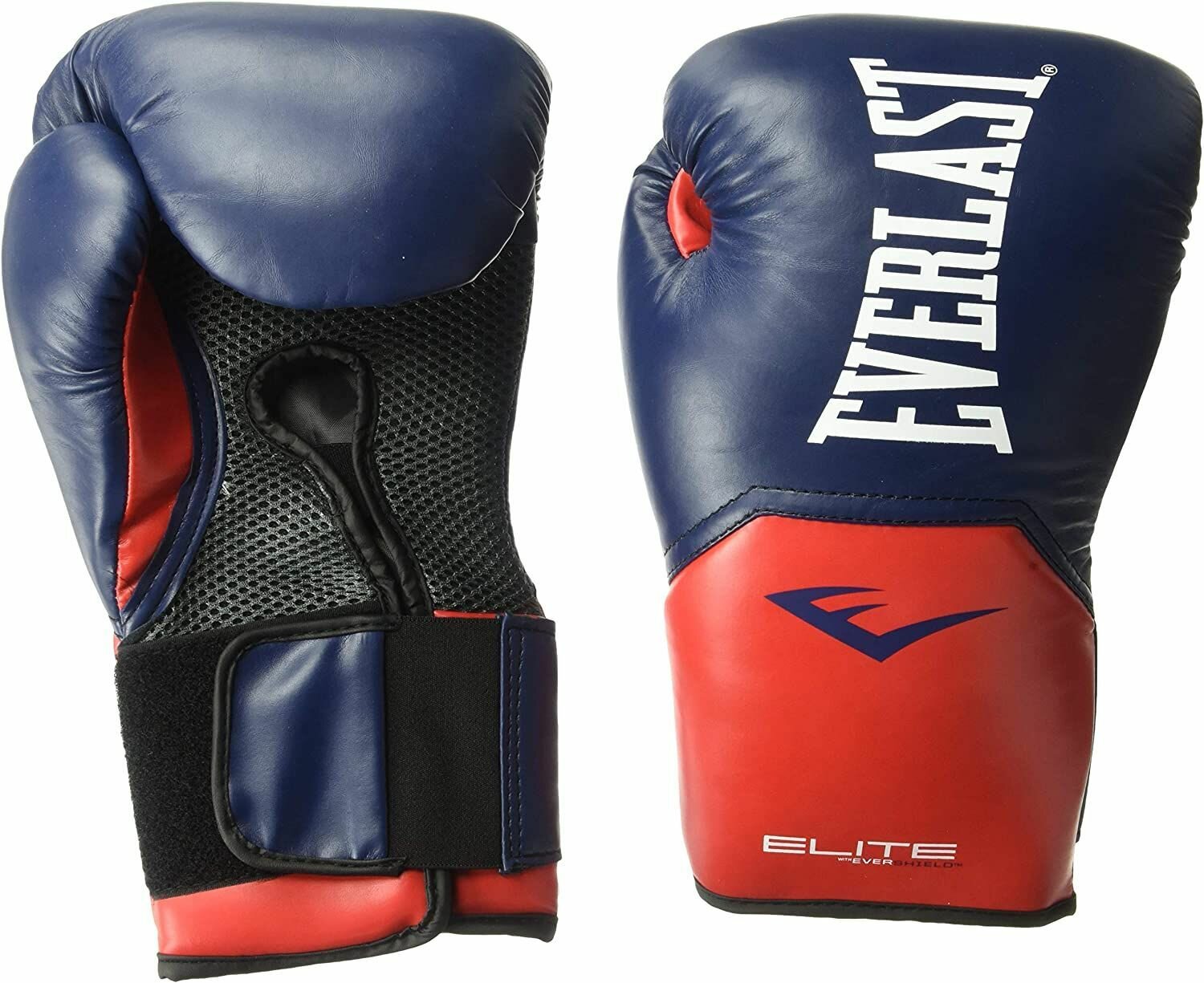 Тренировочные перчатки Everlast Elite Pro Style, унисекс, 10 Oz, синий/красный