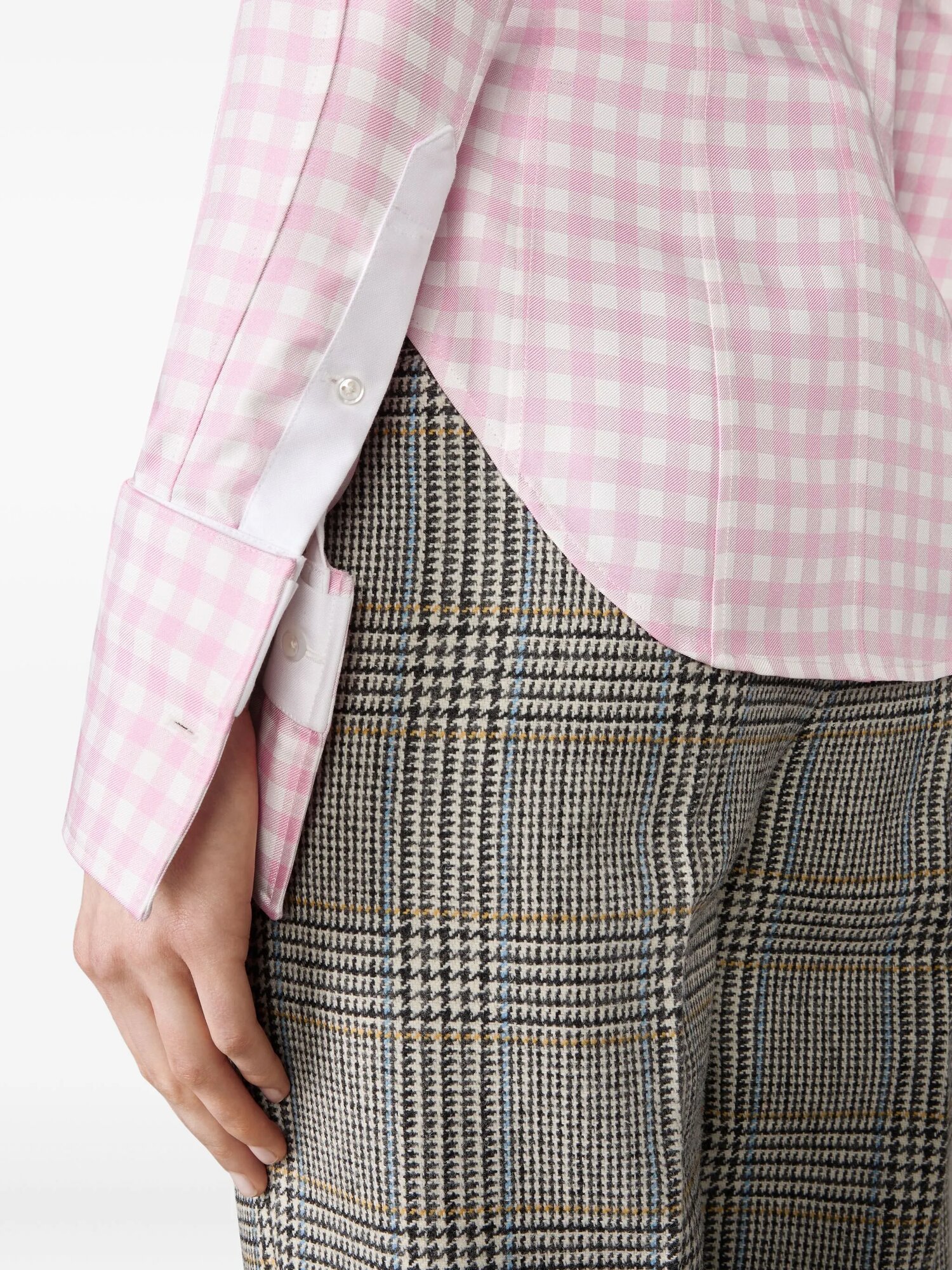 Рубашка THOM BROWNE, размер 46, светло-розовый — фото 1