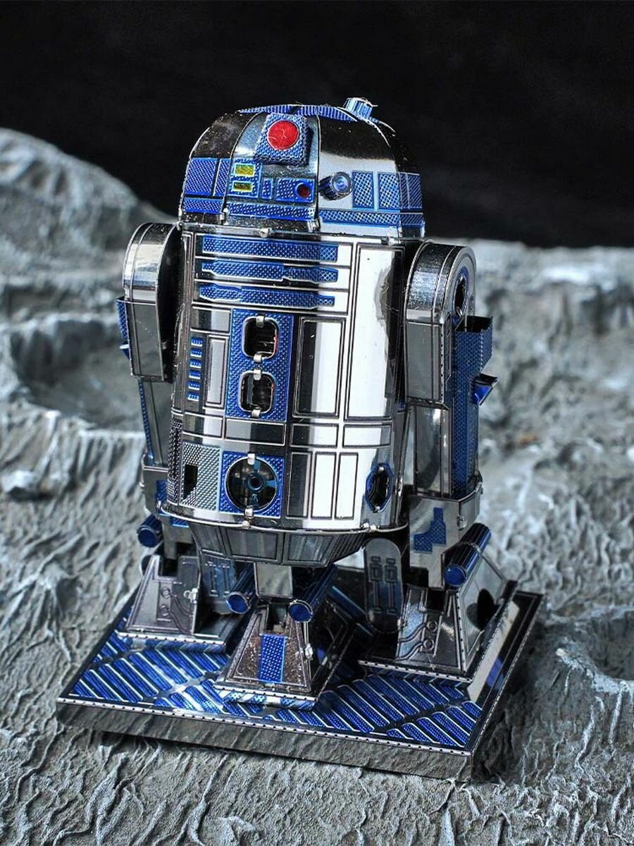 Металлический конструктор / 3D конструктор / Сборная модель Звездные войны R2-D2