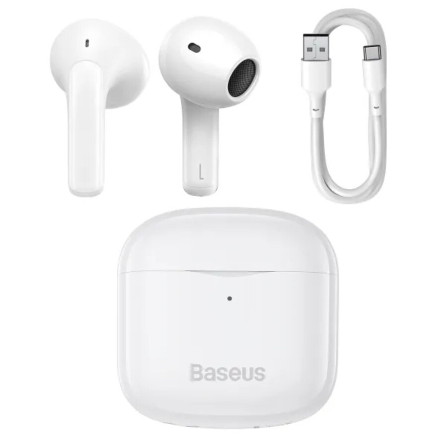 Наушники Baseus Bowie E3w, беспроводные, вкладыши, с микрофоном, Bluetooth — фото 1