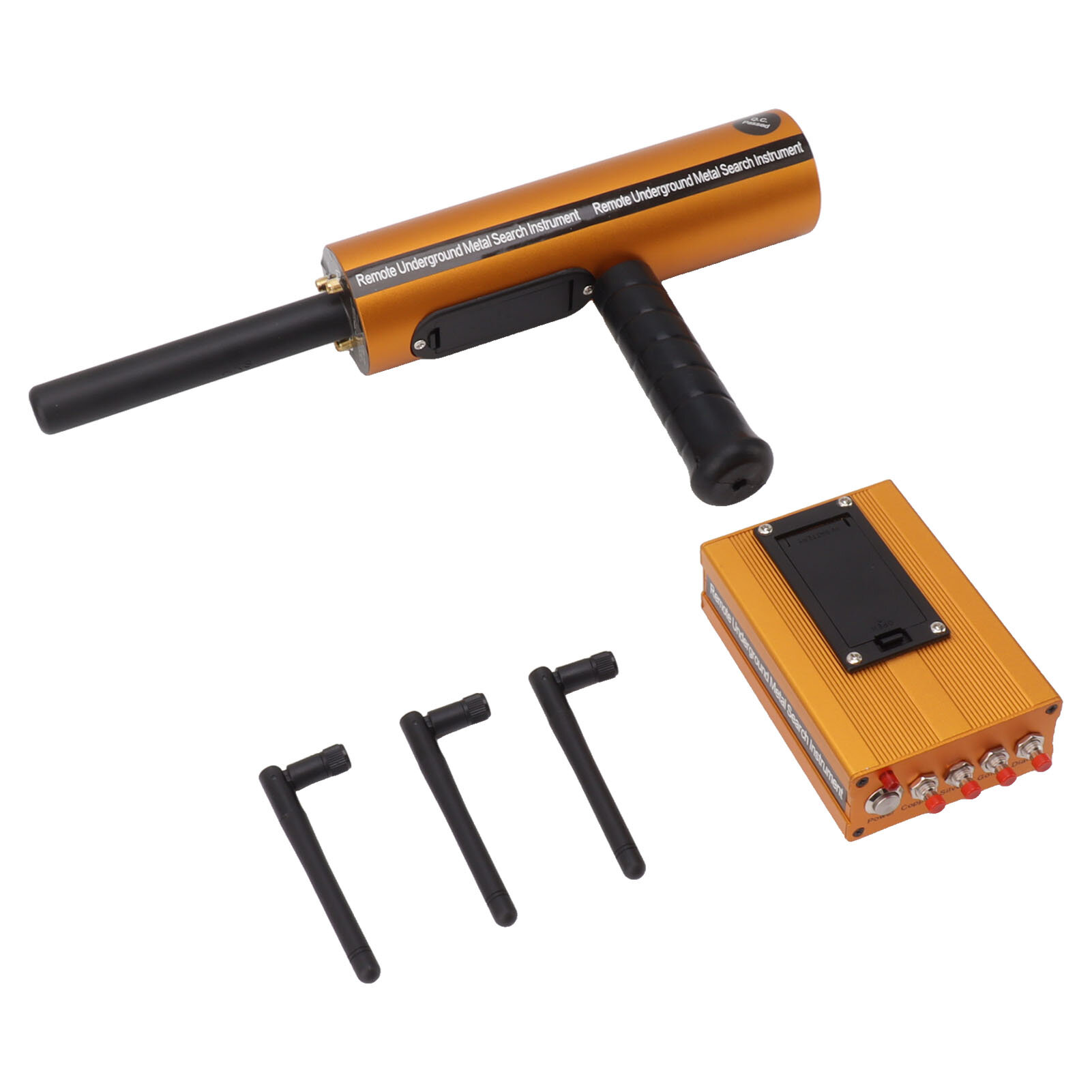 Металлоискатель AKS, 3 антенны, дальность 1200м, глубина 25м, для металлов