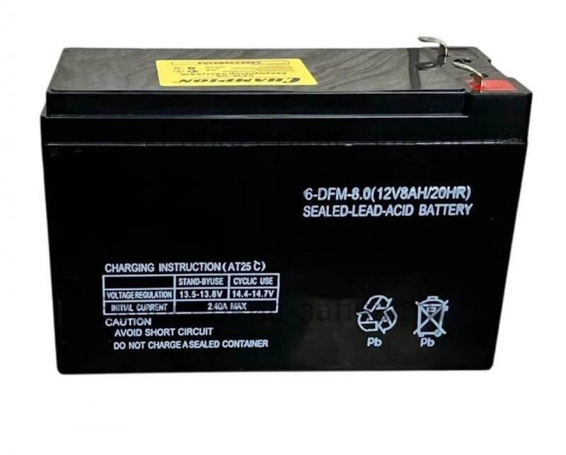 Аккумулятор SA12, SA16 (12В, 8А/ч), CHAMPION(IGP) SA16-08 SA16-08