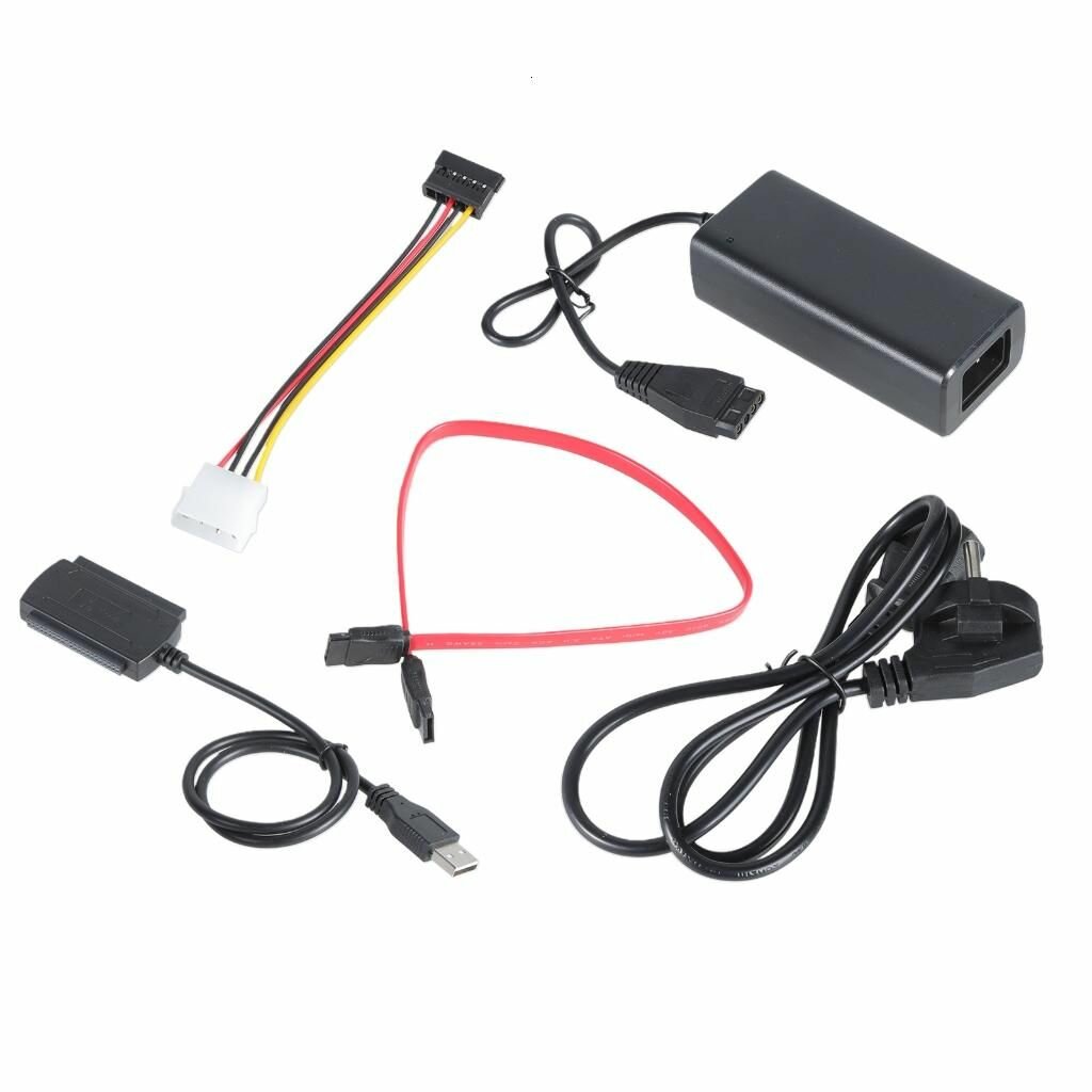 1SET DATA REDUCTION SUPPORSE / IDE в USB -адаптерный кабель преобразователя адаптера, Полный набор аксессуаров европейского стандарта