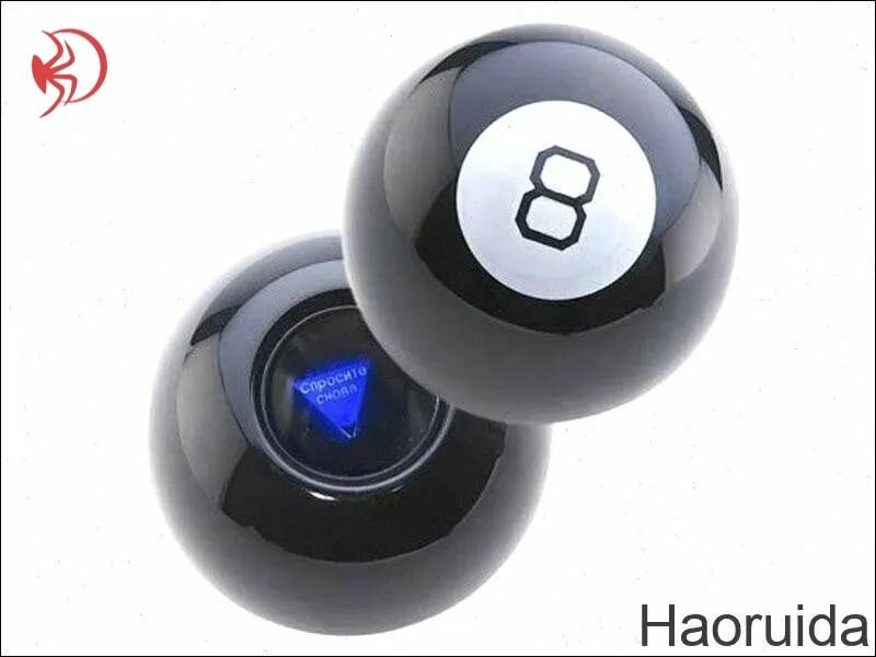 Магический Шар для Принятия Решений, Шар Ответов Magic 8 Ball, 20 вариантов ответов, диаметр 10 см