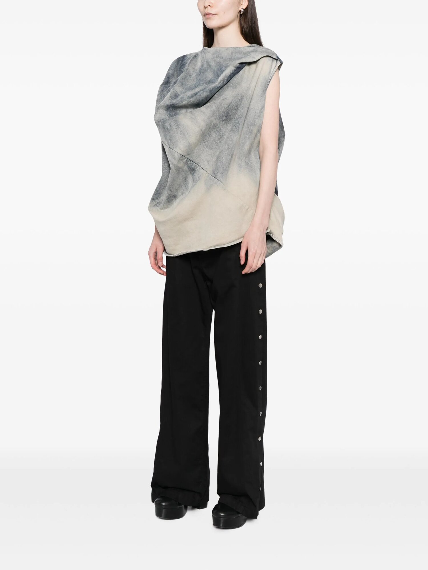 Топ Rick Owens, размер 40, синий — фото 1