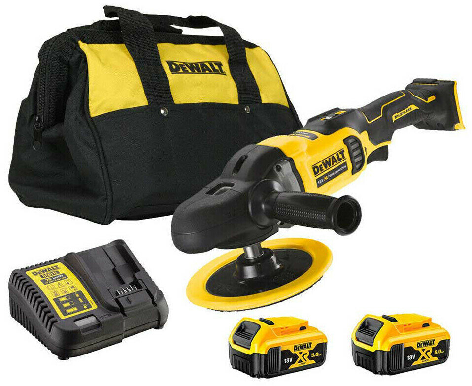 Полировальная машина DeWalt DCM849P2