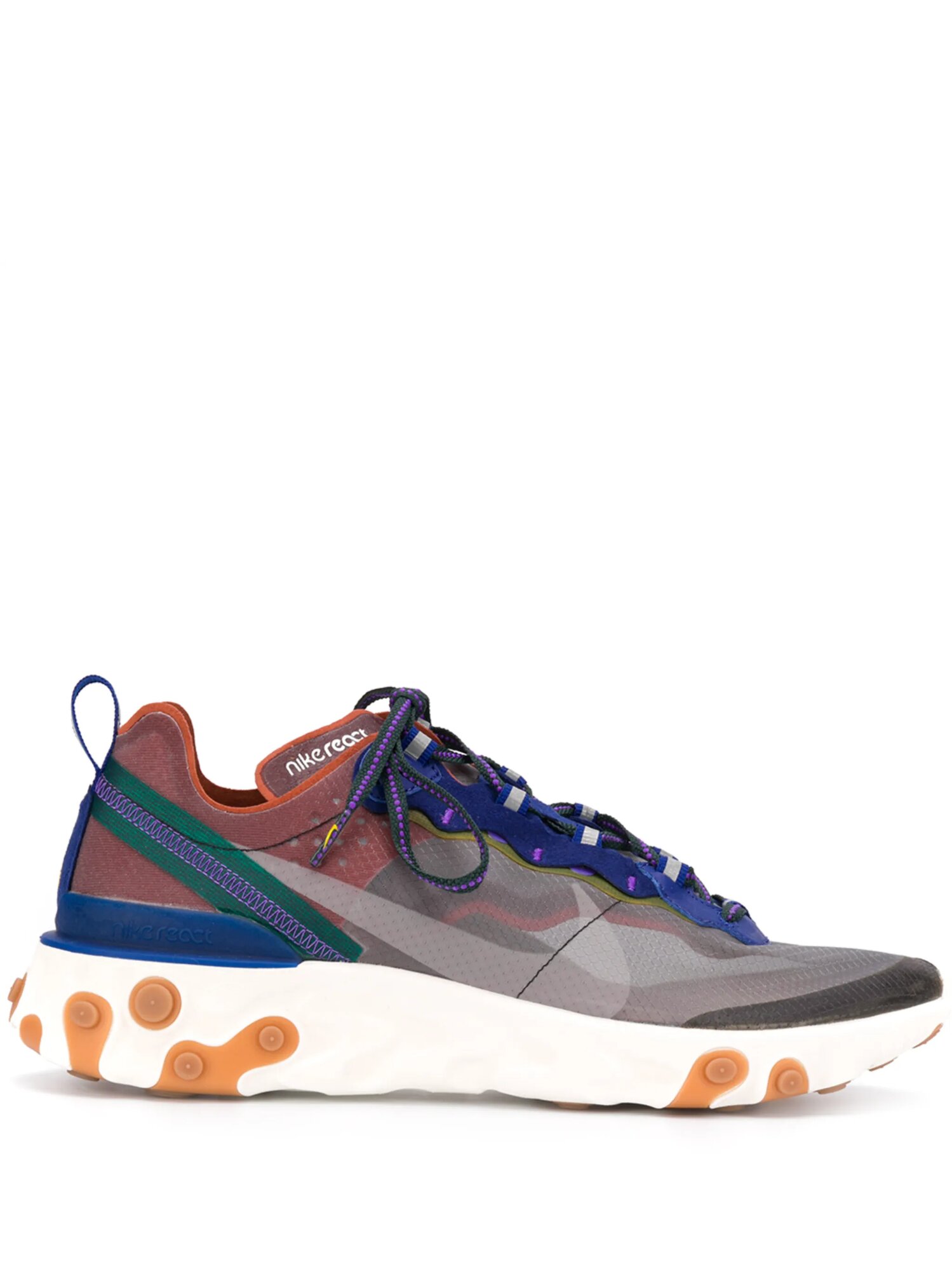Кроссовки NIKE React Element 87, размер 8.5 US, серый