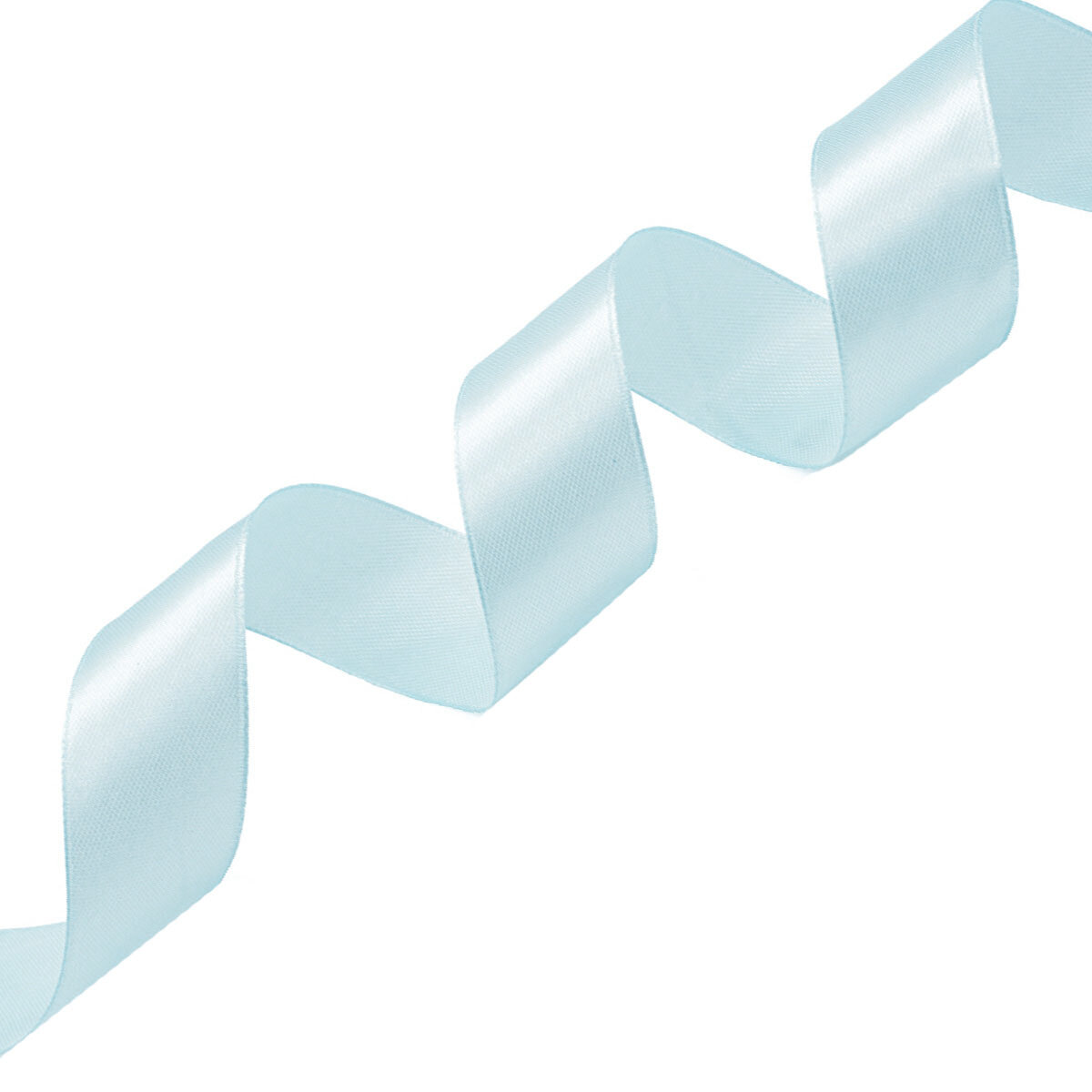 Лента атласная 25 мм*22,86 м, упаковочная, для подарков, рукоделия и шитья, Айрис (130 светло-голубая)