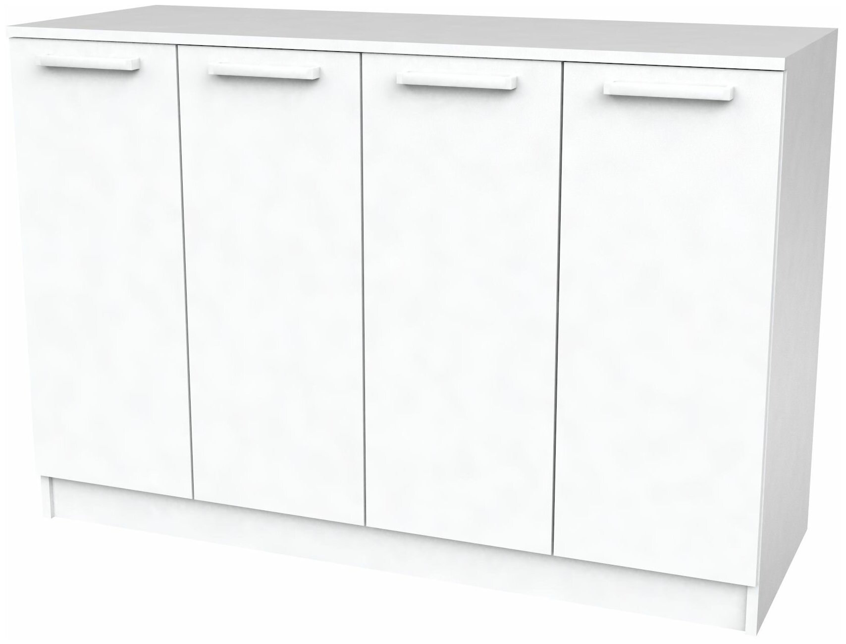 Комод для спальни, прихожей, гостинной 82/125/45 КМ-1П Белый