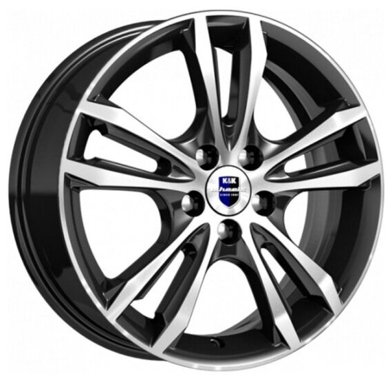 Диск K&k Samara 6x16/4x100 D60.1 ET50 алмаз чёрный