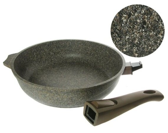 Сковорода Мечта Посуда мечта "Premium" (mokko) съемная ручка, 22 см