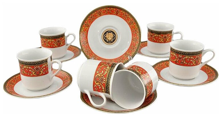 Набор кофейный Leander Красная лента