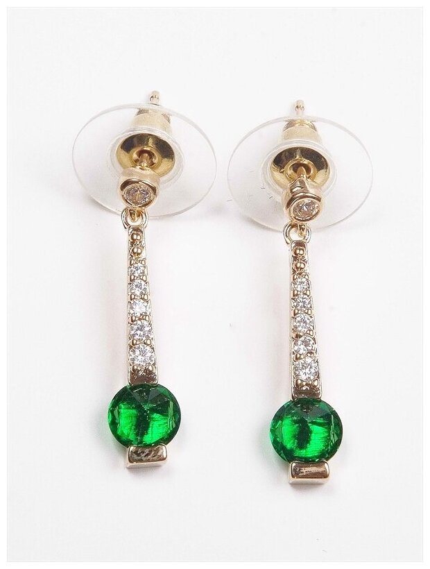 Серьги, фианит