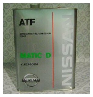 Масло трансмиссионное nissan Nissan KLE22-00004 Nissan: KLE22-00004 ATFFluidD4л Dexron ATFMaticD4л ATFMaticD4л Infiniti