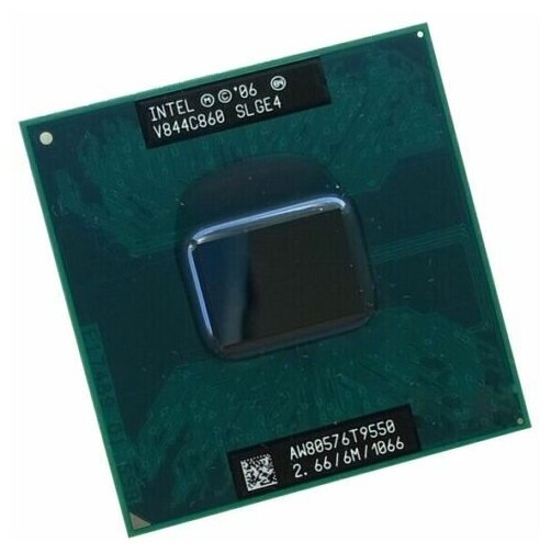 Процессор для ноутбука Intel Core2Duo T9550 (2,66 ГГц, LGA 478, 6 Мб, 2 ядра)