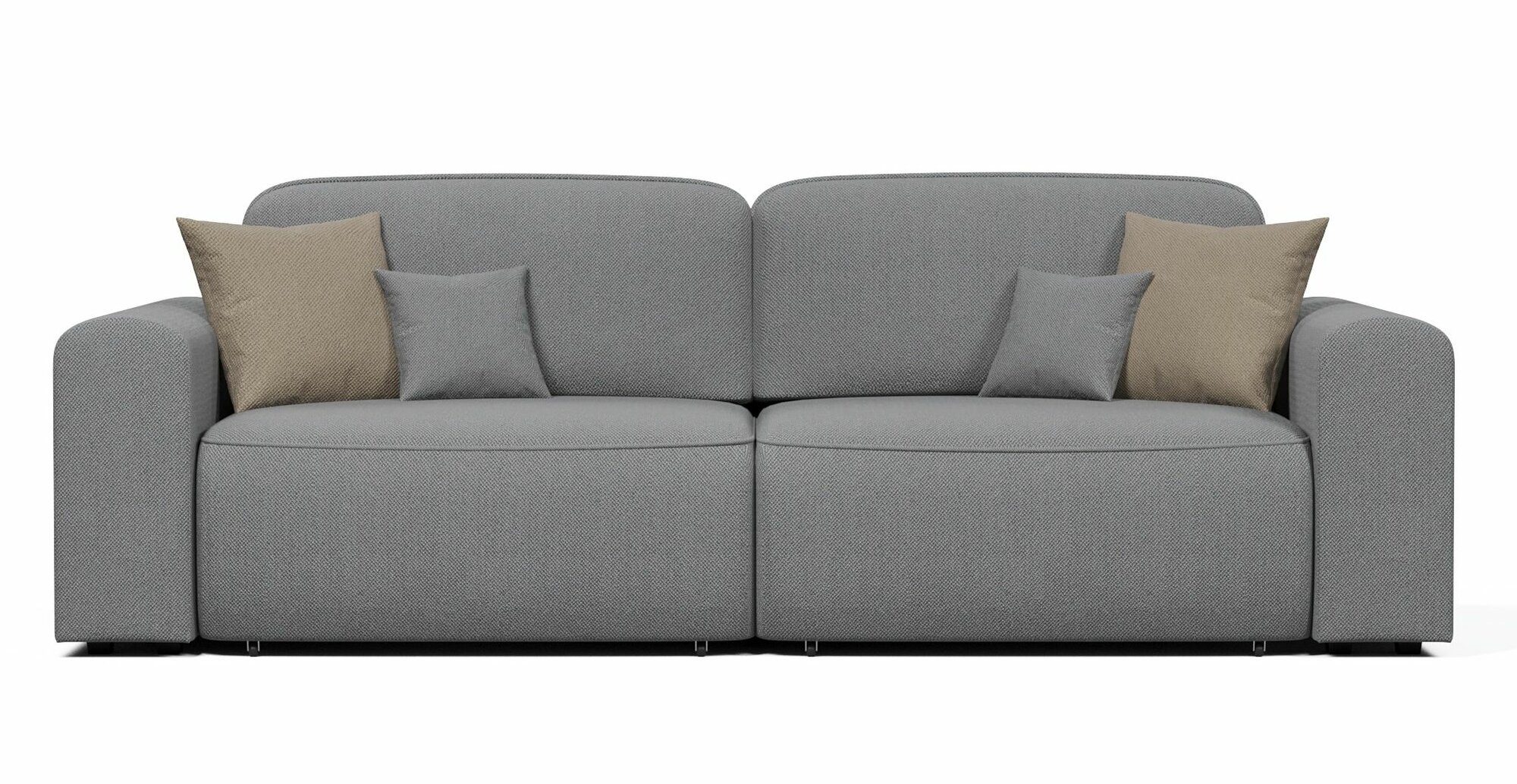 Диван-кровать King, 250х115х82 см, механизм Еврокнижка, прямой диван раскладной, с ящиком для белья