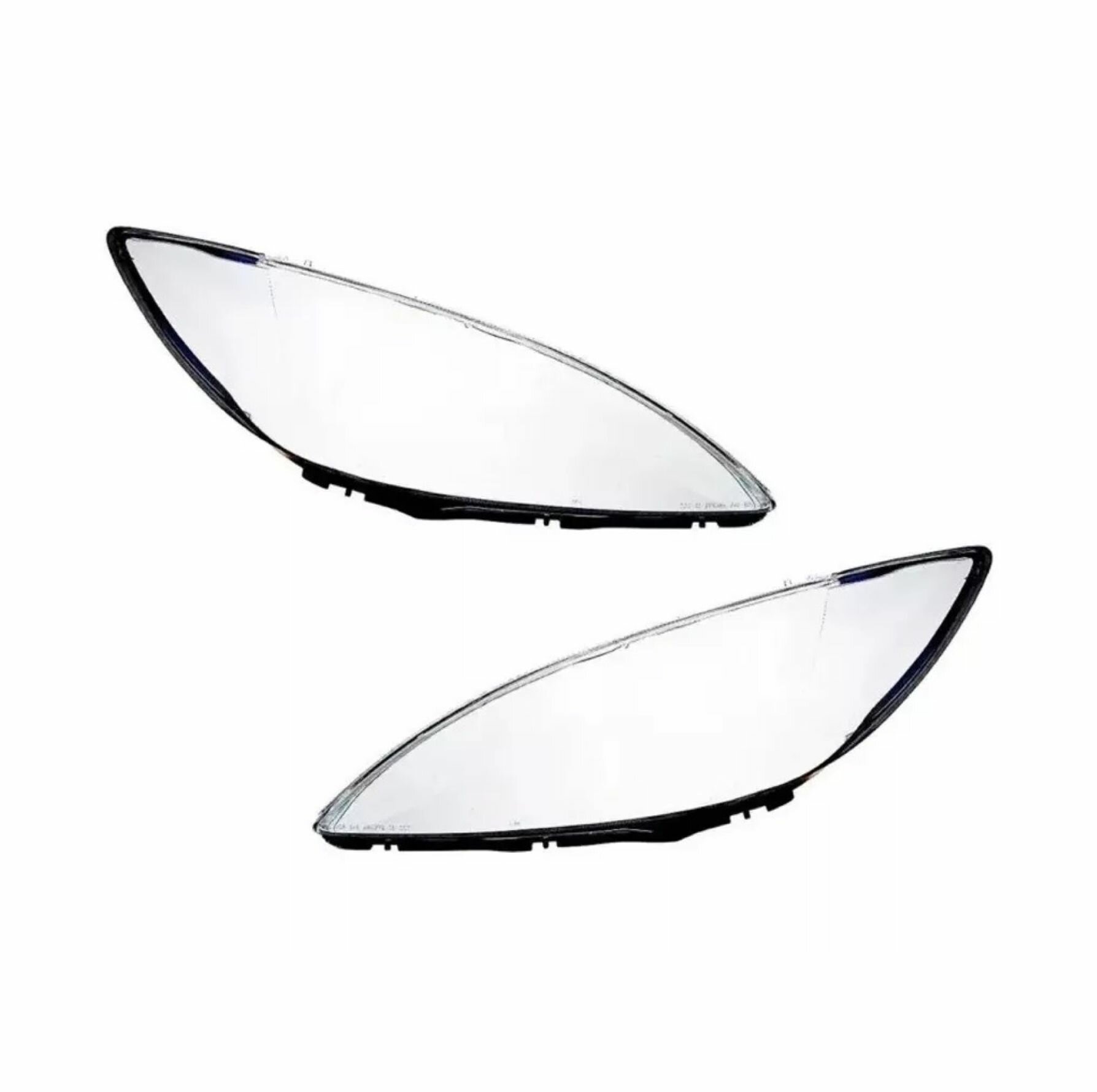 Стекла для фар Toyota Camry XV30 2004-2006 (Комплект 2шт), стекла фар Камри 30 рестайл