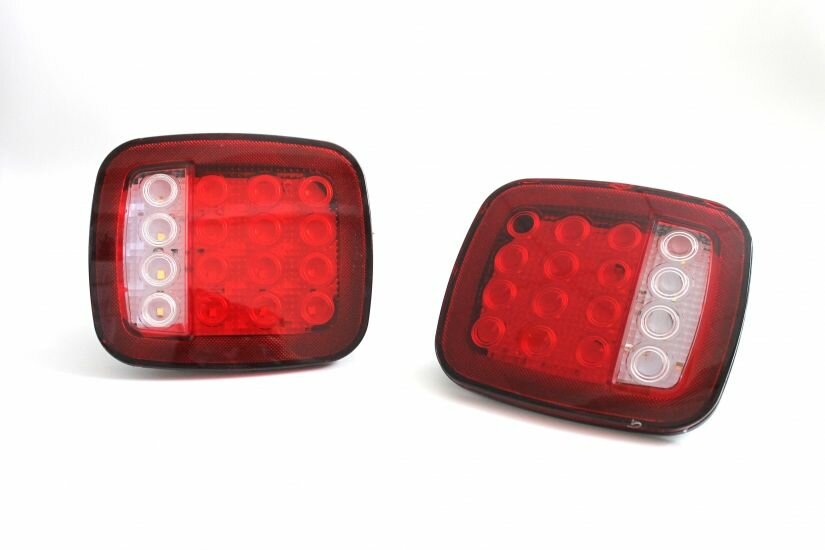 Задние фары 24V 3,2W 320LM белый + красный свет