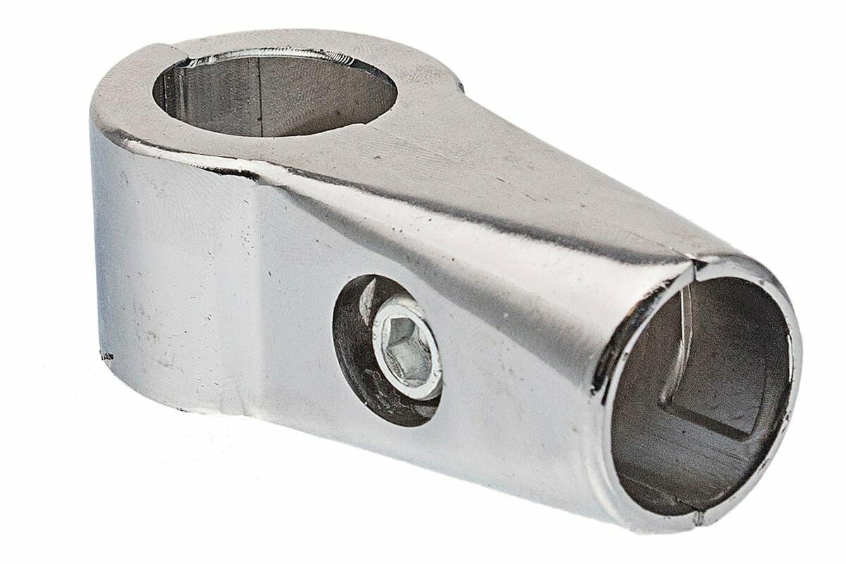 Tech-Krep Соединитель 2 труб Т-образный усиленный, хром, 1 шт, 127448