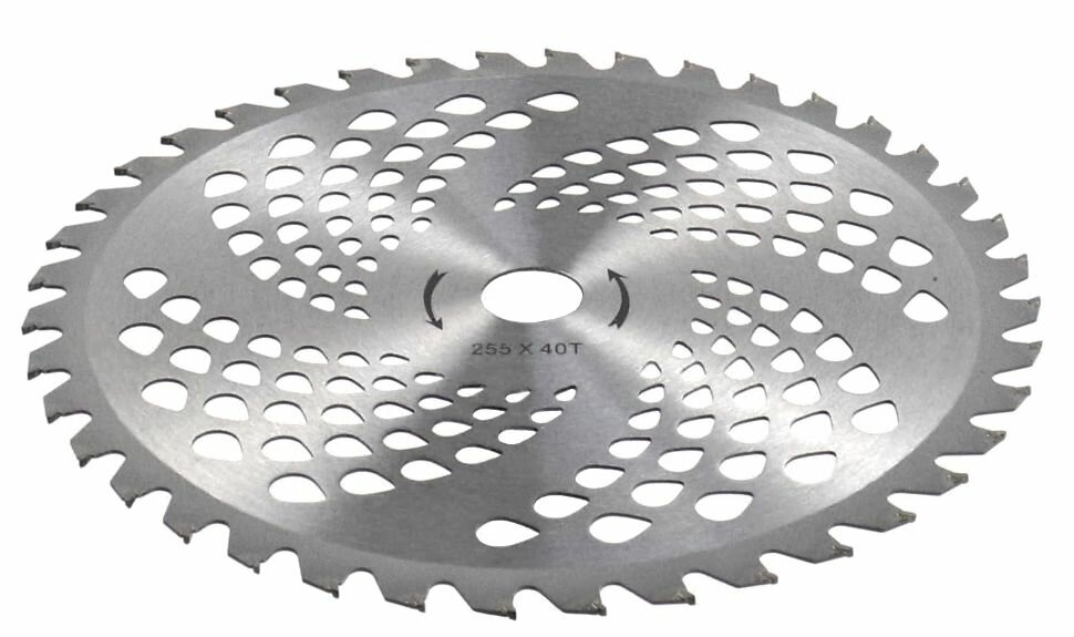 Нож мет. 255мм 40z (25.4*1.3*40T) (с победитовыми напайками)