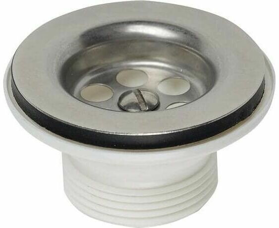 Aquant Выпуск 1 1/4" с нержавеющей сеткой белый, NV114-25-MR