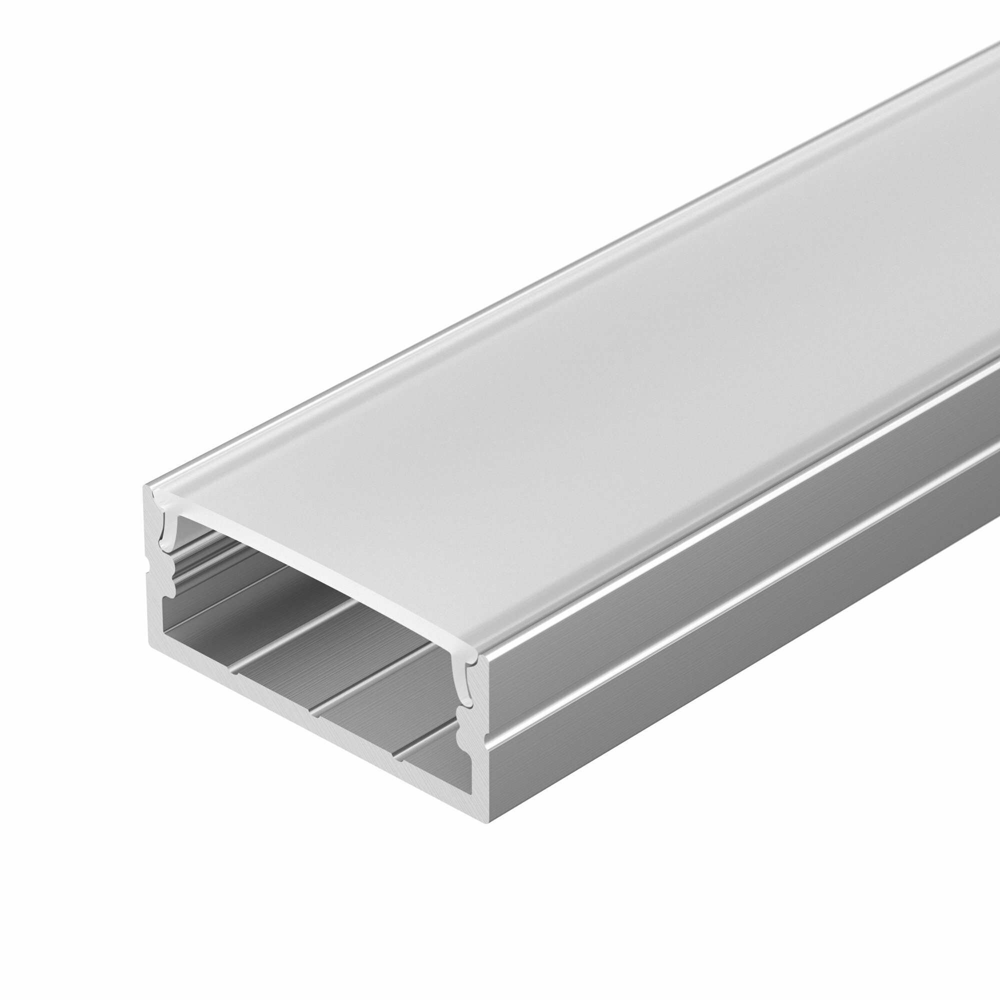 Профиль для светодиодной ленты Arlight Профиль с экраном ARH-WIDE-H10-2000 ANOD+OPAL (Arlight, Алюминий)