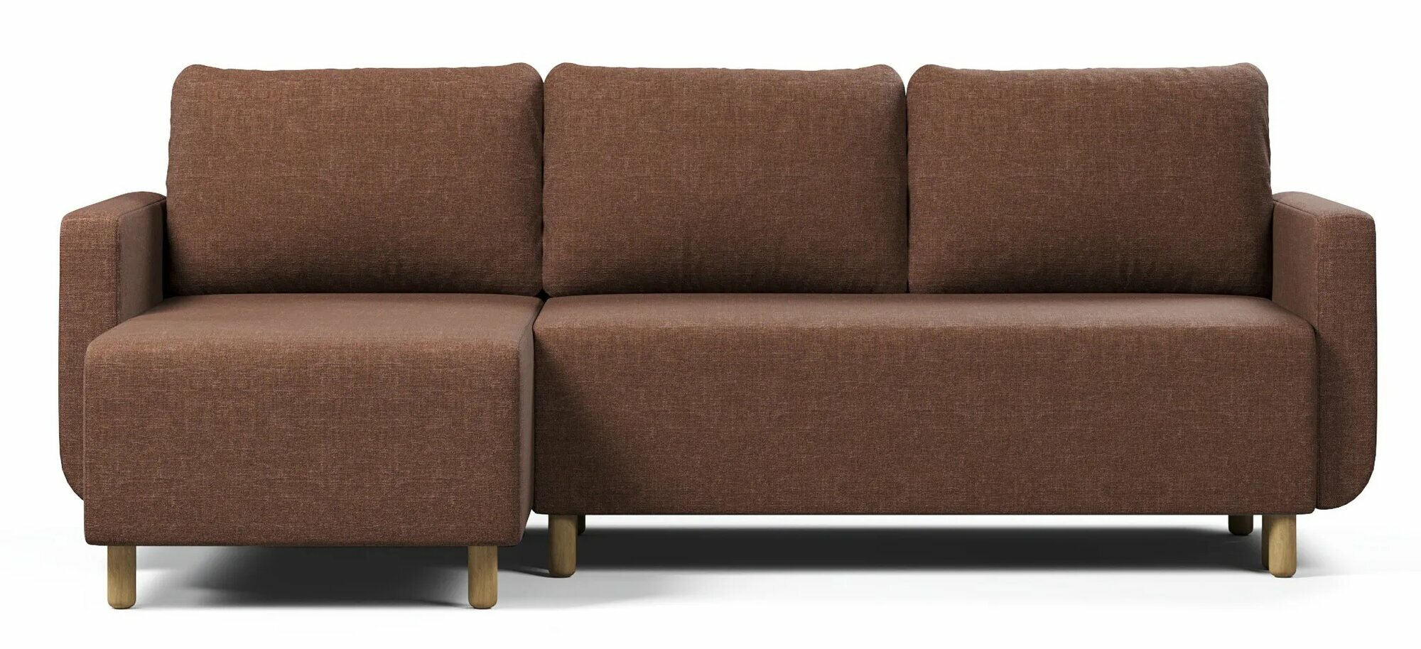 Угловой диван-кровать Беллер, 220х138х90 см, механизм Еврокнижка, диван раскладной большой, с ящиком для белья