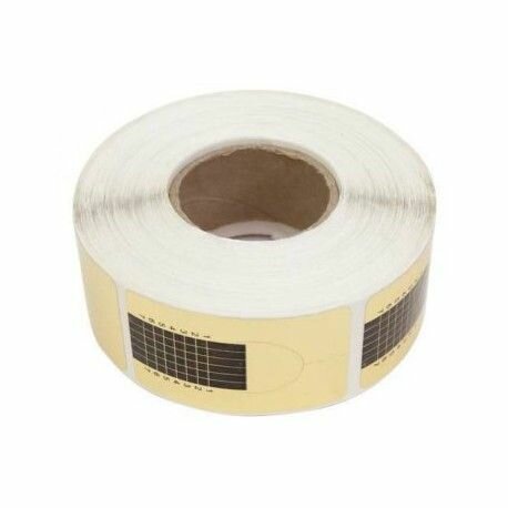 JessNail Формы для наращивания ногтей одноразовые квадратные, золото, 500 шт./уп. (SNF-1)