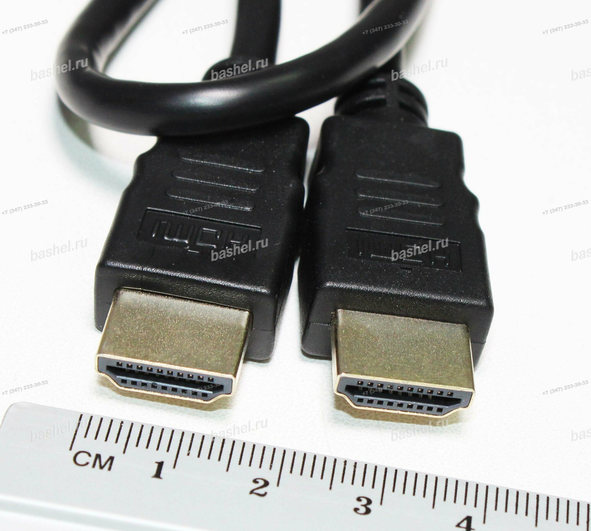Шнур HDMI-HDMI DAYTON (шт. позол. пласт, шнур д.5,5 мм, version 1.4) 0,5 м, DAYTON