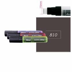 Какао. Акриловый маркер DARWI Acryl Opak 15мм