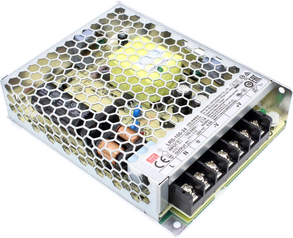 Блок питания AC-DC, 108Вт, выход 24В, 4.5A (LRS-100-24)