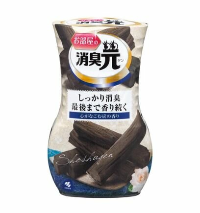 KOBAYASHI Жидкий дезодорант для комнаты, с древесным углем, Shoshugen for Room Charcoal 400 мл