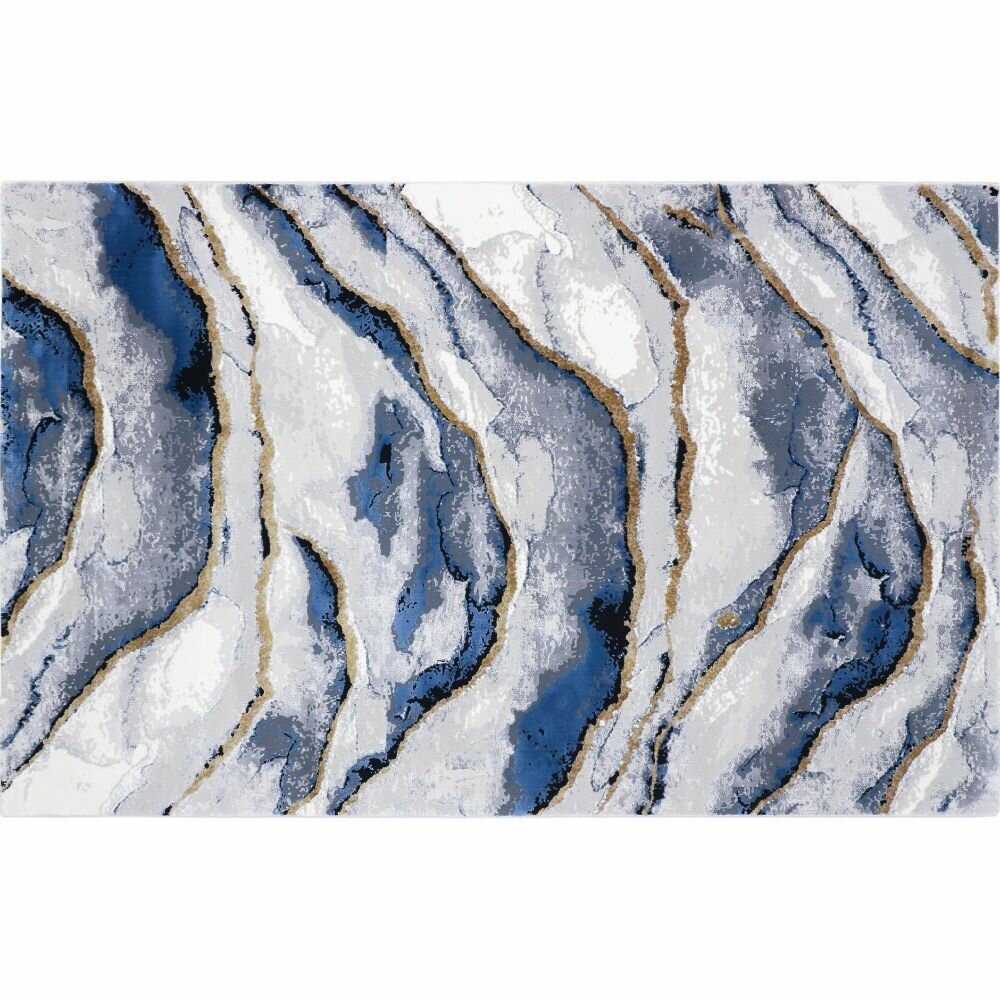 Ковер Linea Terra 23433B Blue/Grey Прямоугольник (1.5x2.3 м)